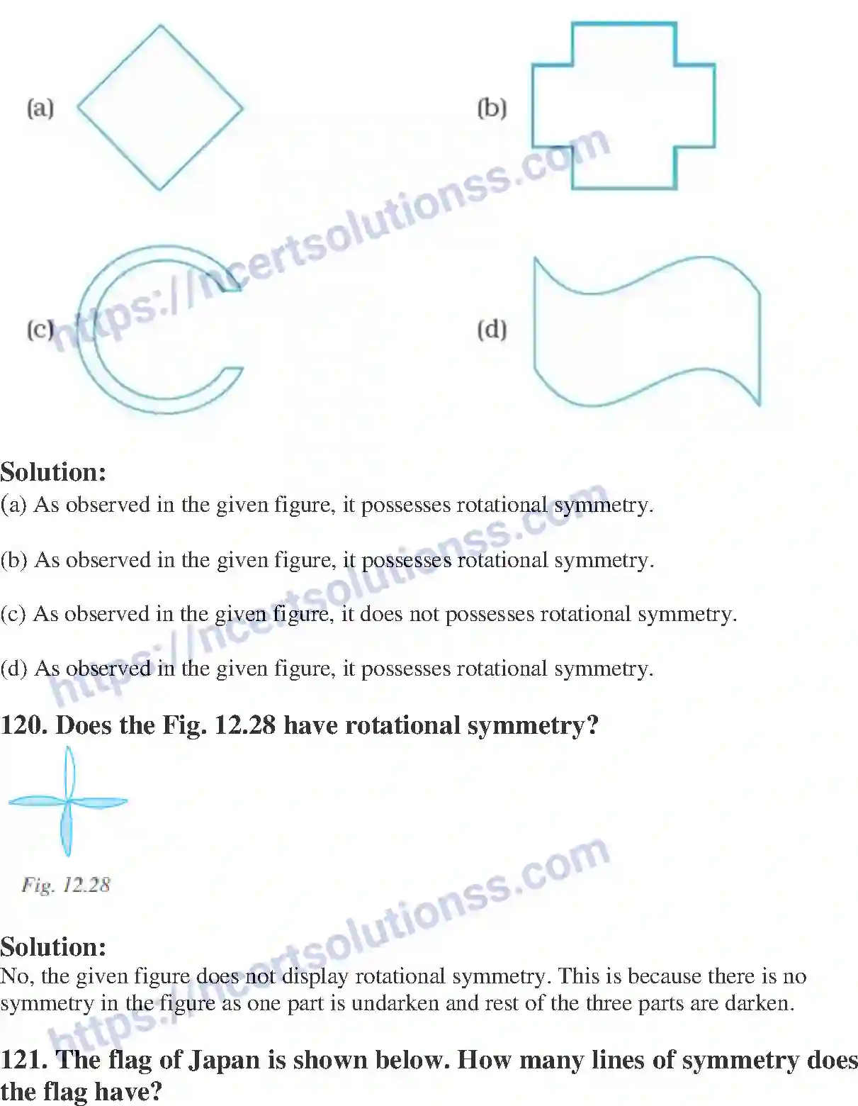 Class 7 Mathematics Practical Geometry Symmetry and Visualizing Solid Shapes note
