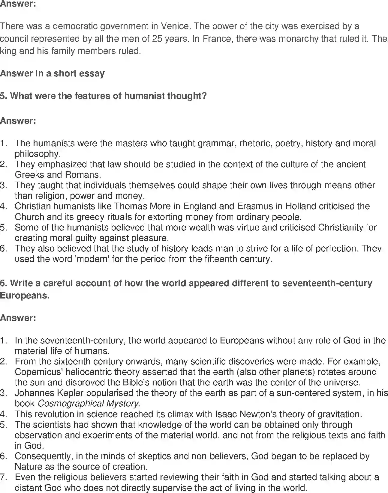 Class 11 History Changing Cultural Traditions Solution