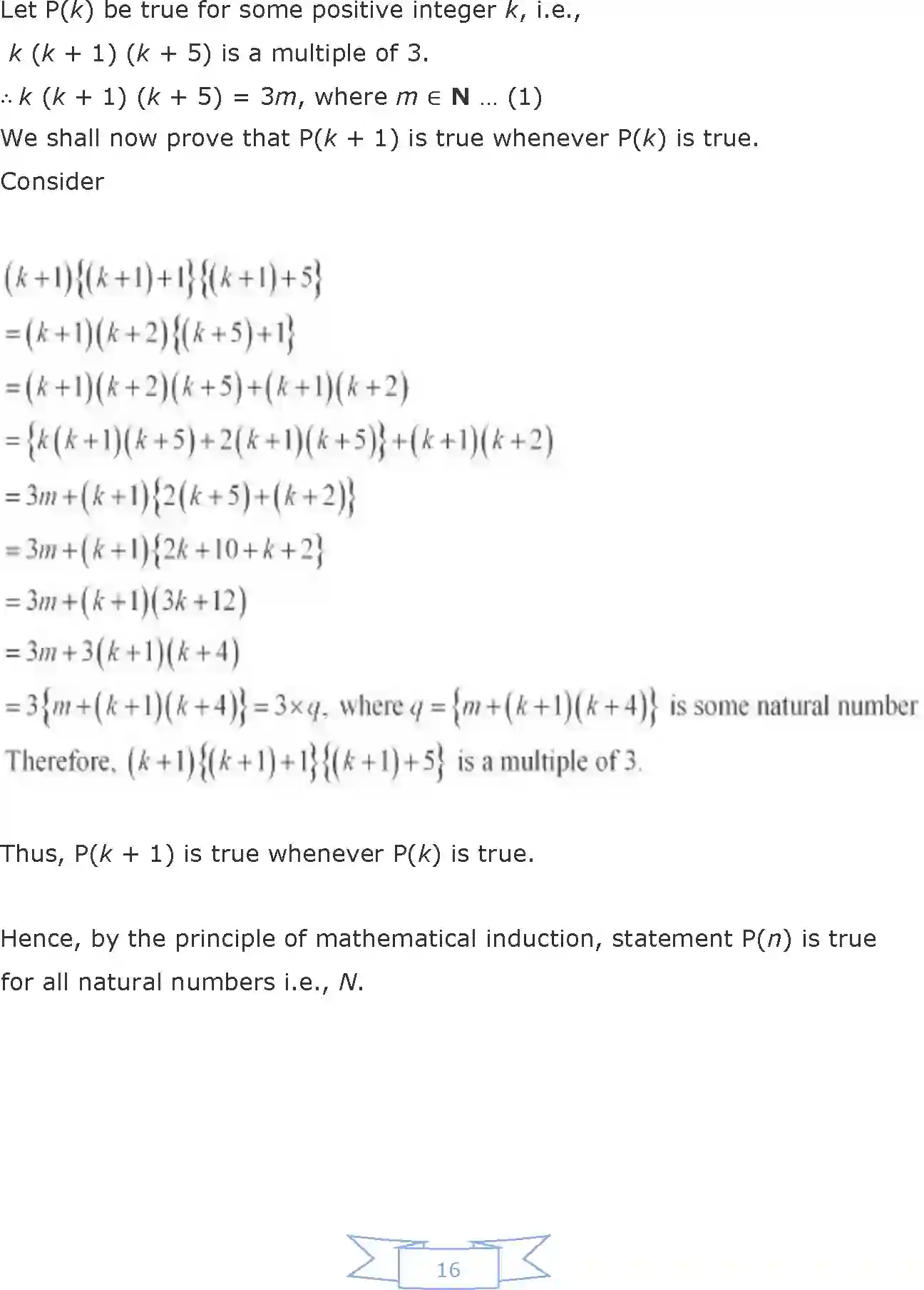 Class 11 Maths Chapter 4 Principle of Mathematical Induction Solution